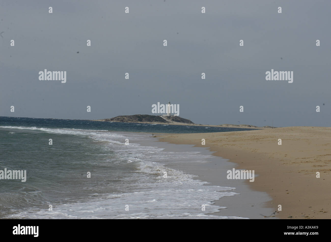 Roche Cape Lighthouse Cadiz Spain Europe El Palmar and Zahora Beach La ...