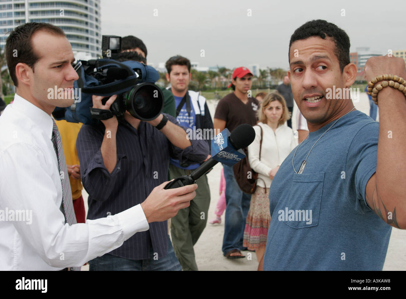 Miami Beach Florida,microphone,media,Hispanic Latin Latino ethnic ...