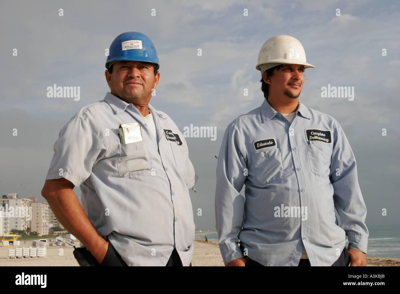 Miami beach florida hispanic construction hi-res stock photography and ...