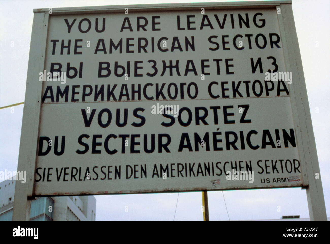 Berlin cold war sectors hi-res stock photography and images - Alamy