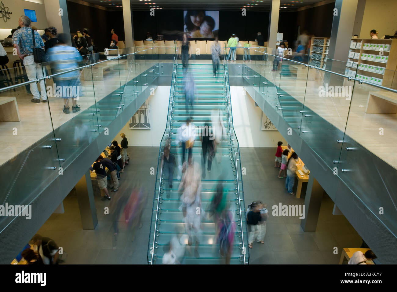 General view of the Apple store in SoHo in New York City USA October ...