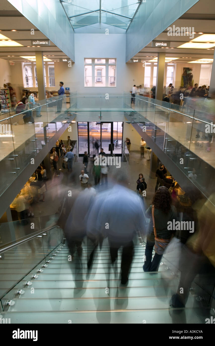 General view of the Apple store in SoHo in New York City USA October ...
