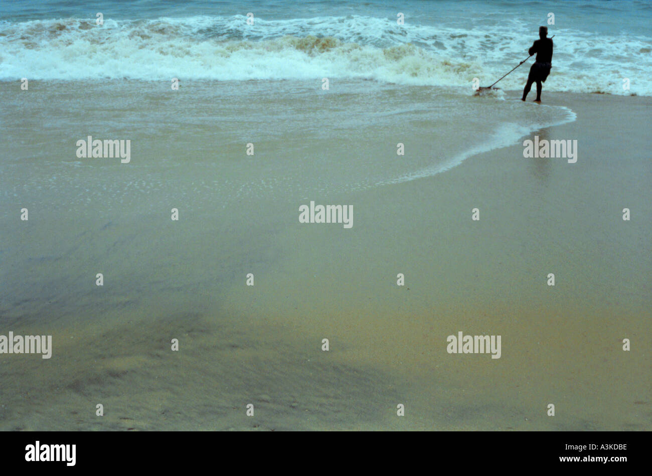 Beach comber Copacabana beach Rio de Janeiro Brazil Stock Photo - Alamy