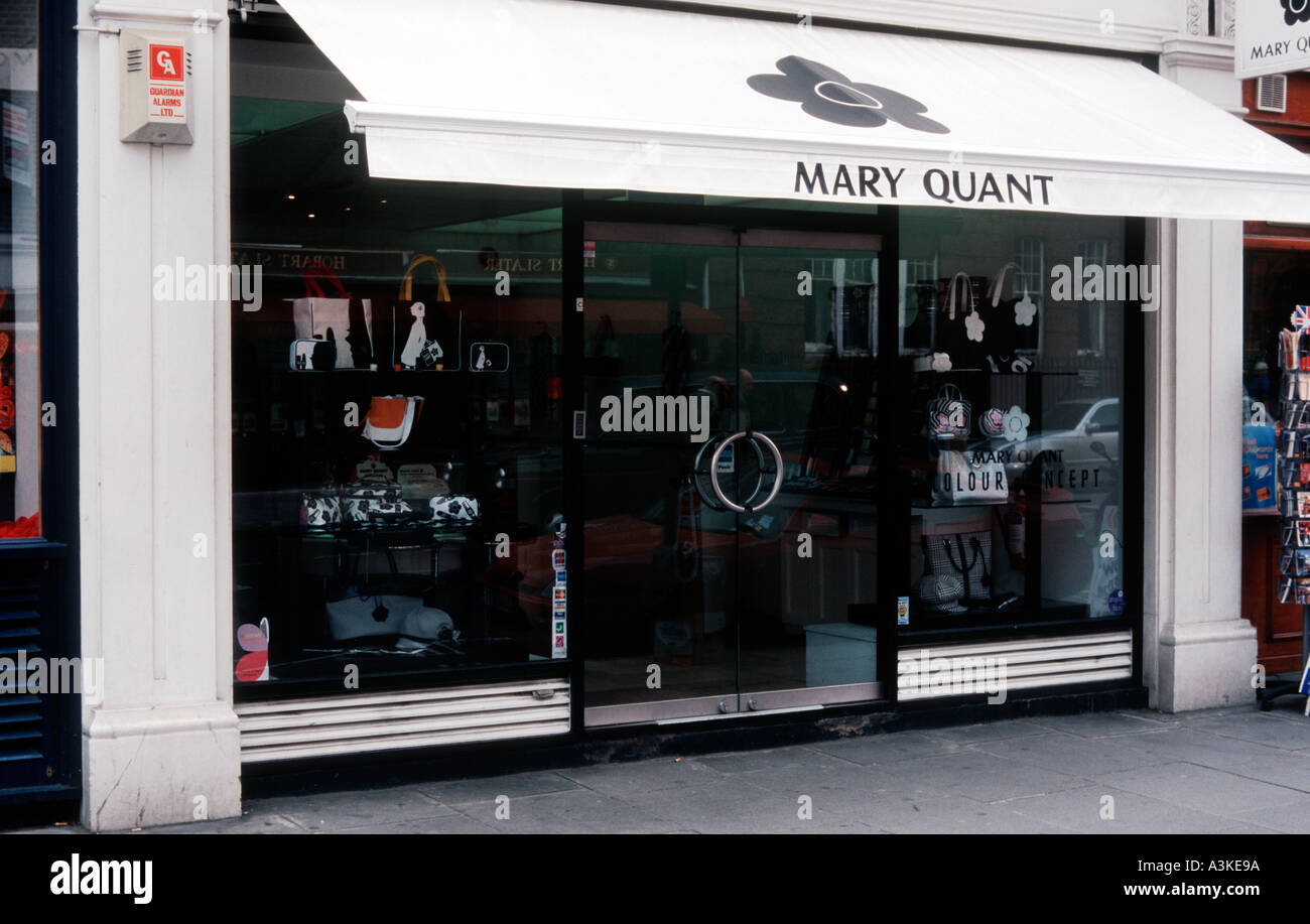 Front of the Mary Quant shop in Knightsbridge London Stock Photo - Alamy
