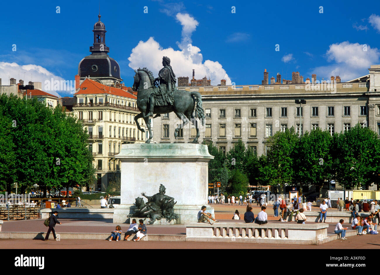PLACE BELLECOUR IN LYON FRANCE Stock Photo - Alamy