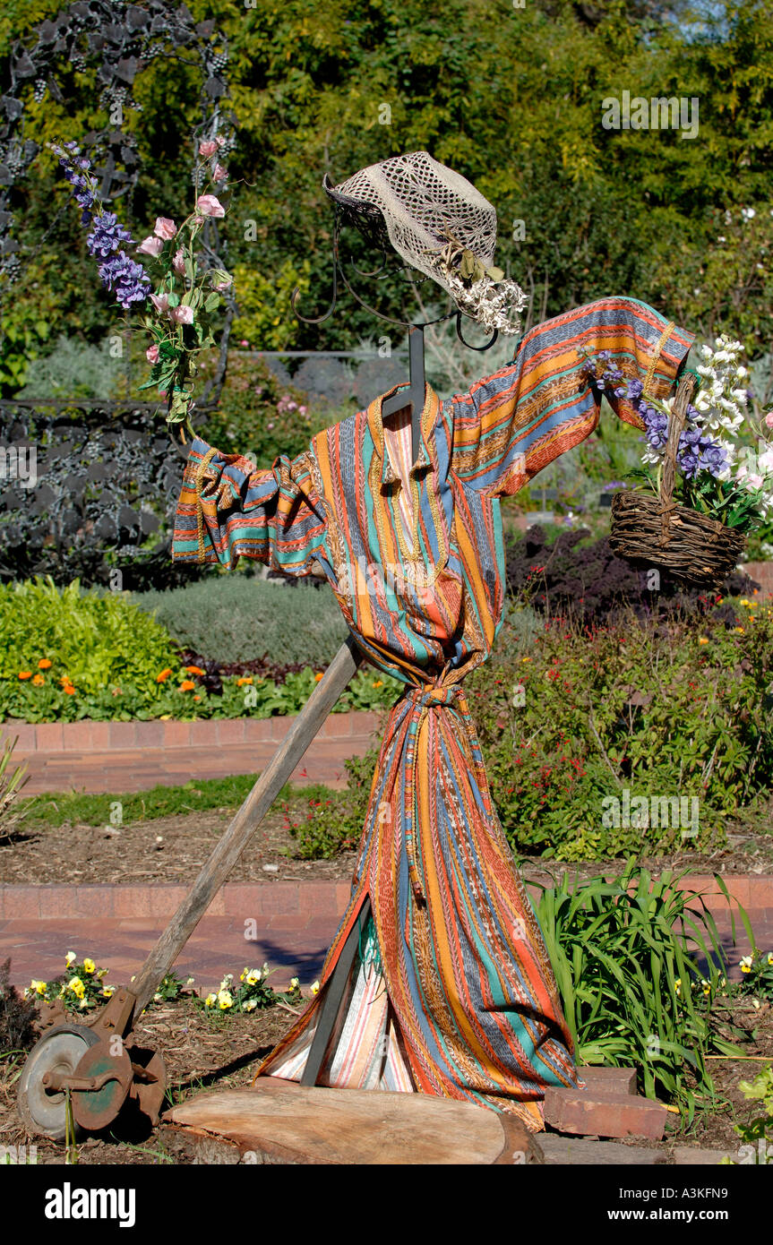Scarecrow in the Huntington Botanical Gardens San Marino California USA ...