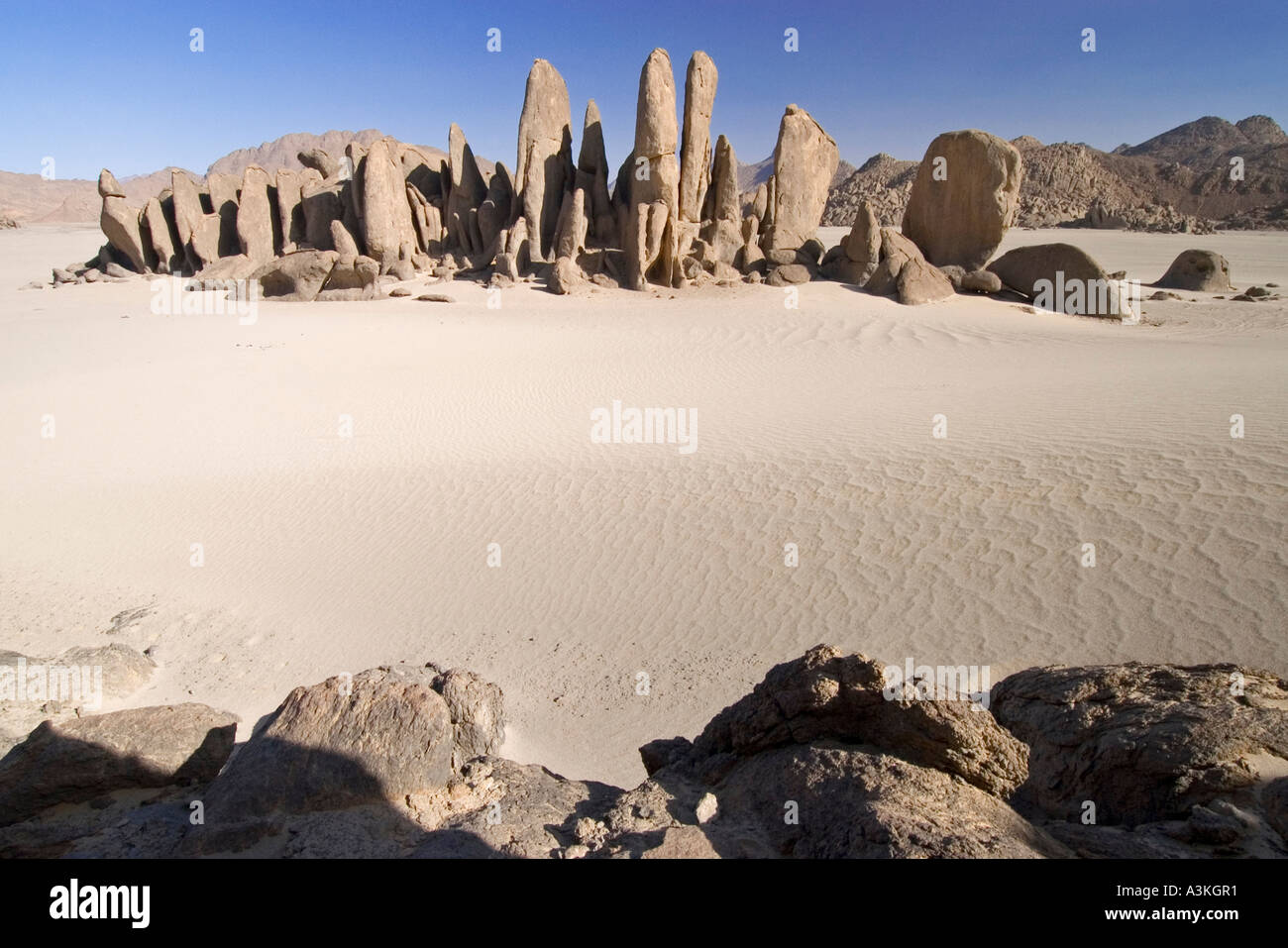 Rock formations at Jebel Uweinat, Jabal al Awaynat, Libya Stock Photo ...