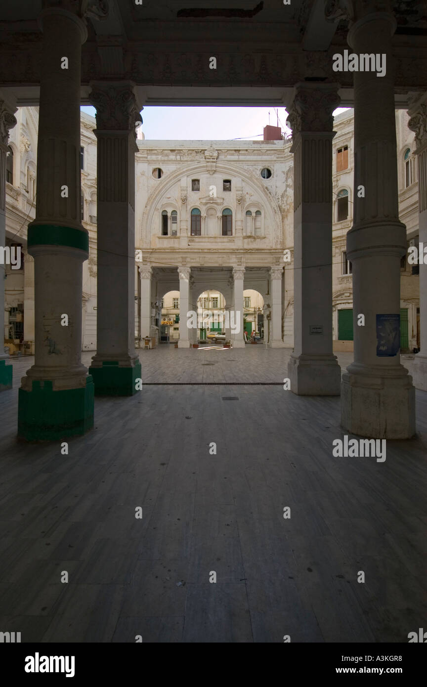 Classical buildings in the italian quarter, Tripoli, Libya Stock Photo ...