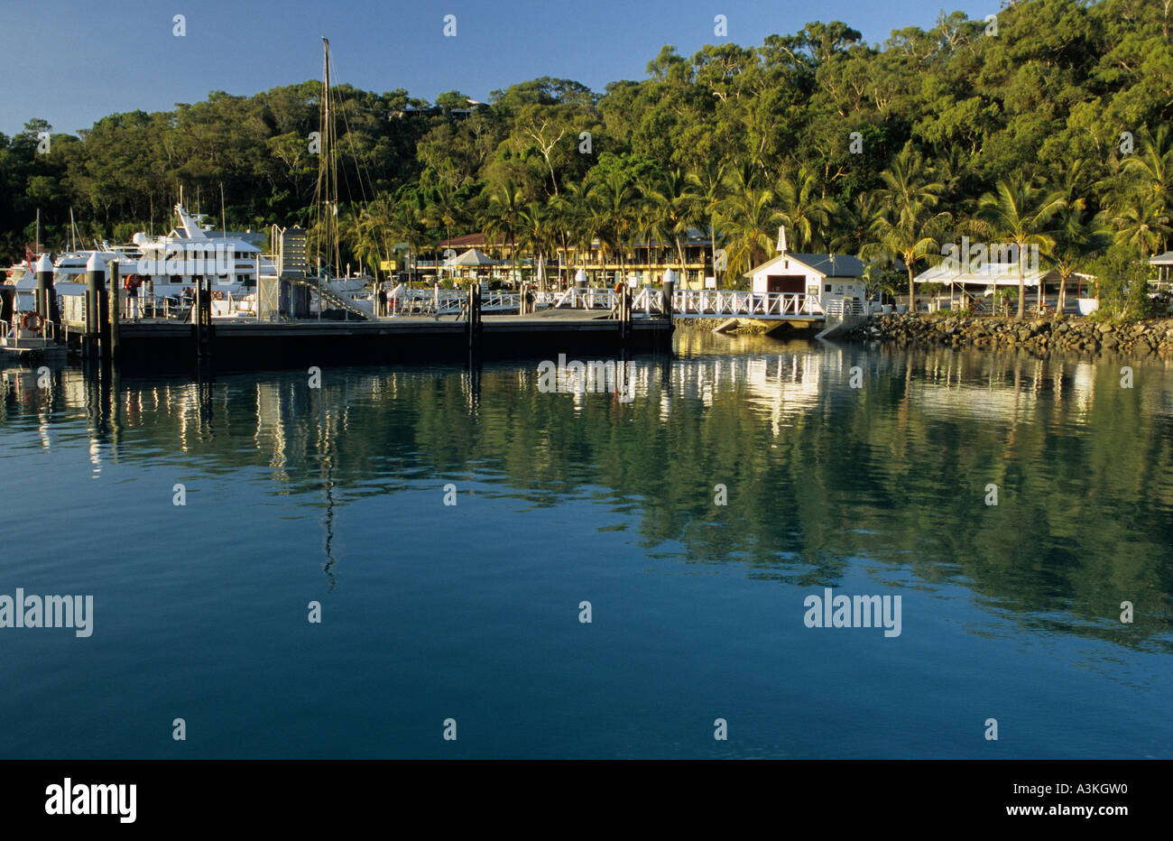 Harbour of Hamilton Island, Whitsunday Islands, Great Barrier Reef ...