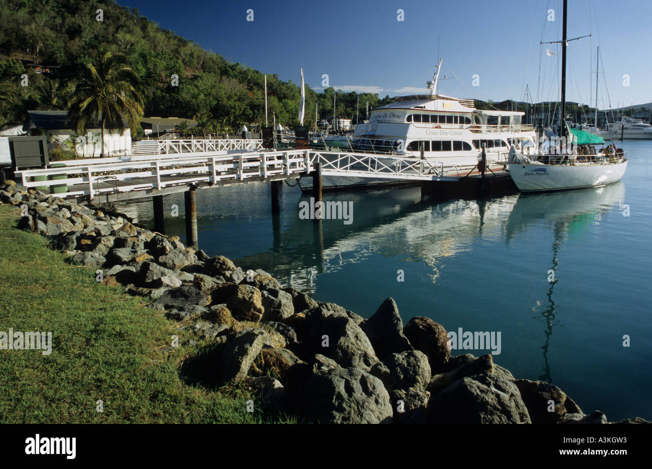Harbour of Hamilton Island, Whitsunday Islands, Great Barrier Reef ...