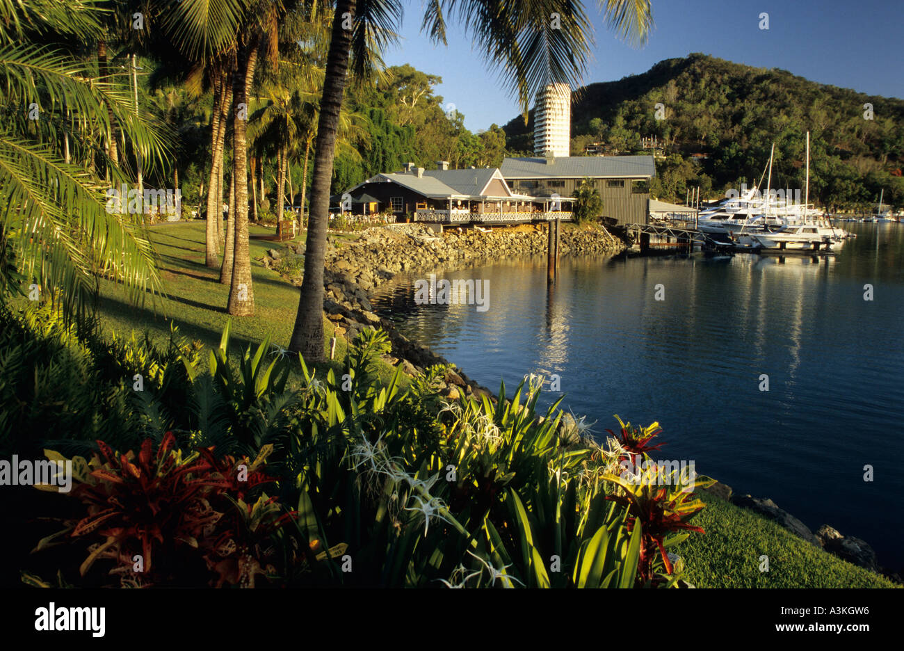 Harbour of Hamilton Island, Whitsunday Islands, Great Barrier Reef ...