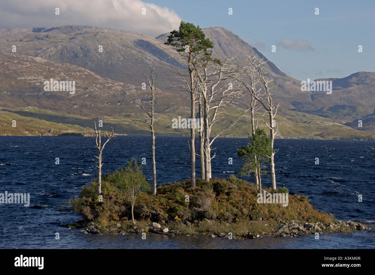 Loch Assynt to Ben More Assynt and Breabag near Lochinver Inverpolly ...