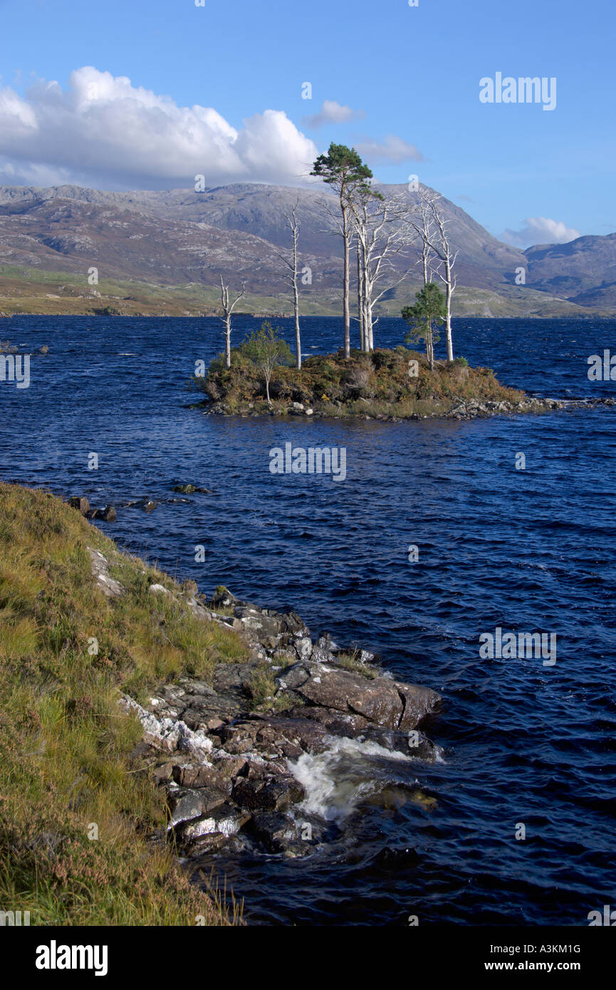 Loch Assynt to Ben More Assynt and Breabag near Lochinver Inverpolly ...