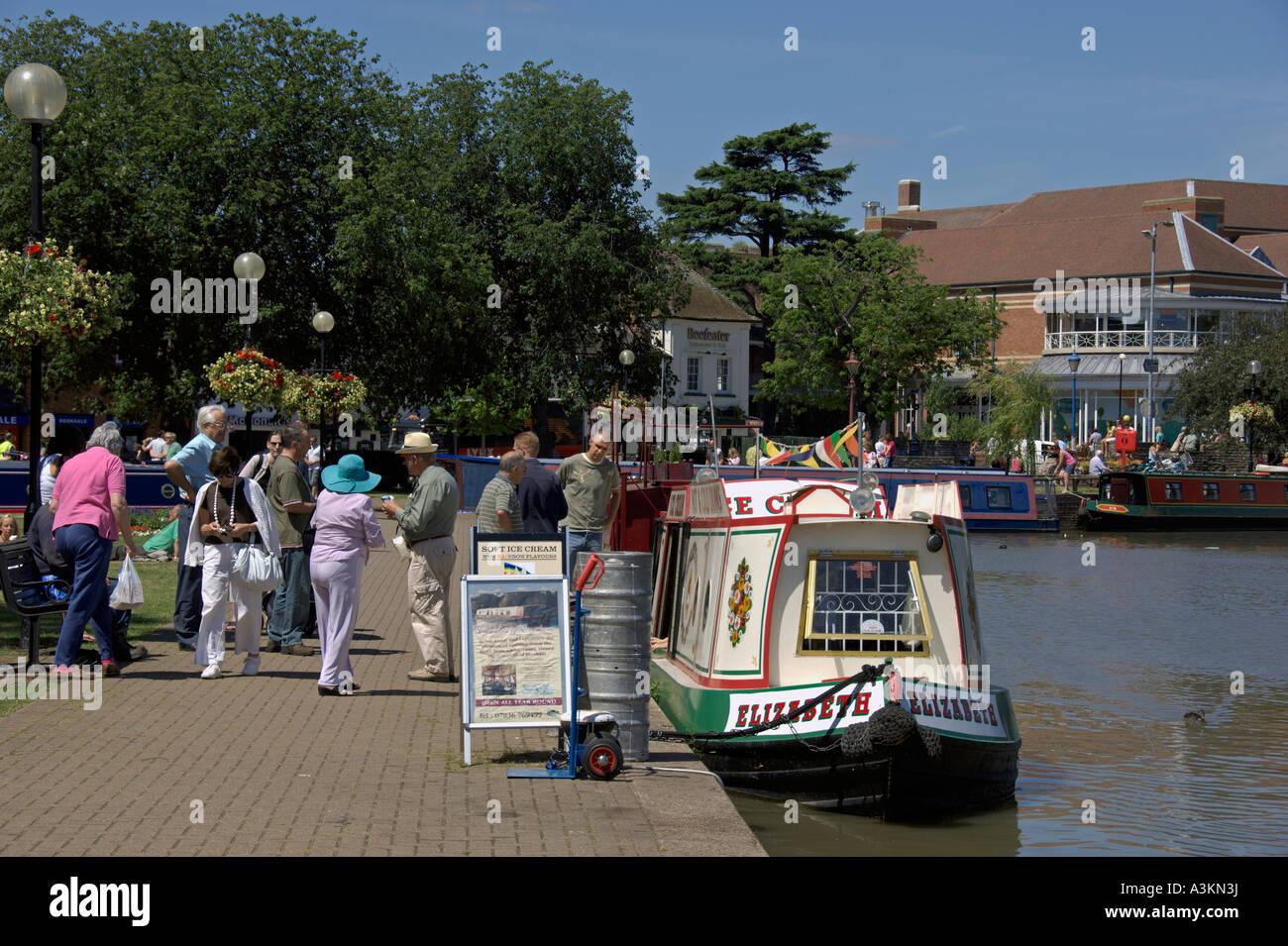 Bancroft Gardens Canal Basin River Avon Stratford Upon Avon ...