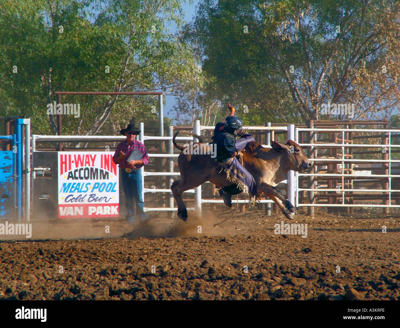 Australian outback rodeo Daly Waters Northern Territory Stock Photo - Alamy