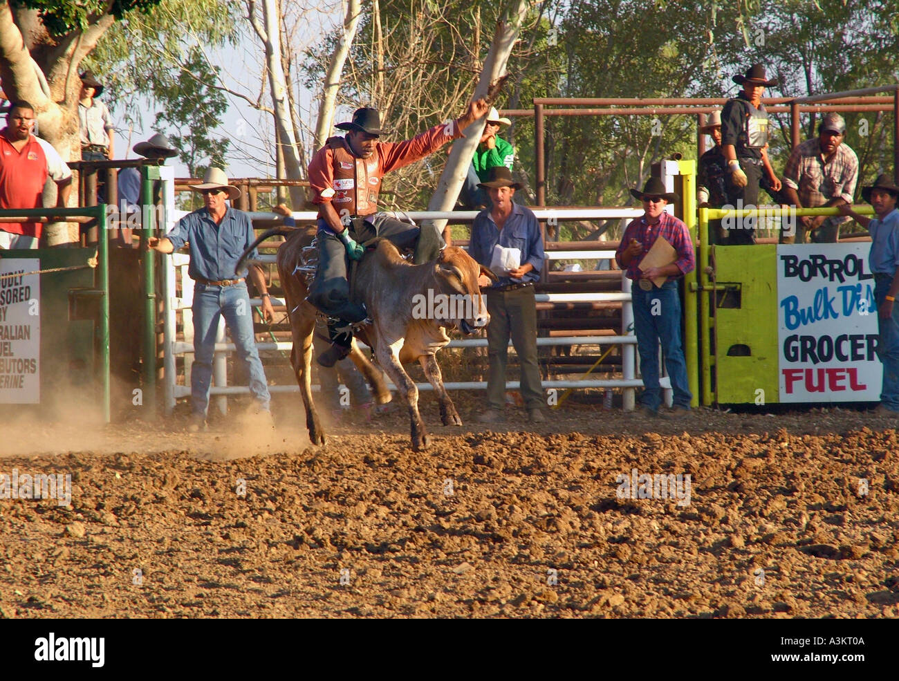 Australian outback rodeo Daly Waters Northern Territory Stock Photo - Alamy