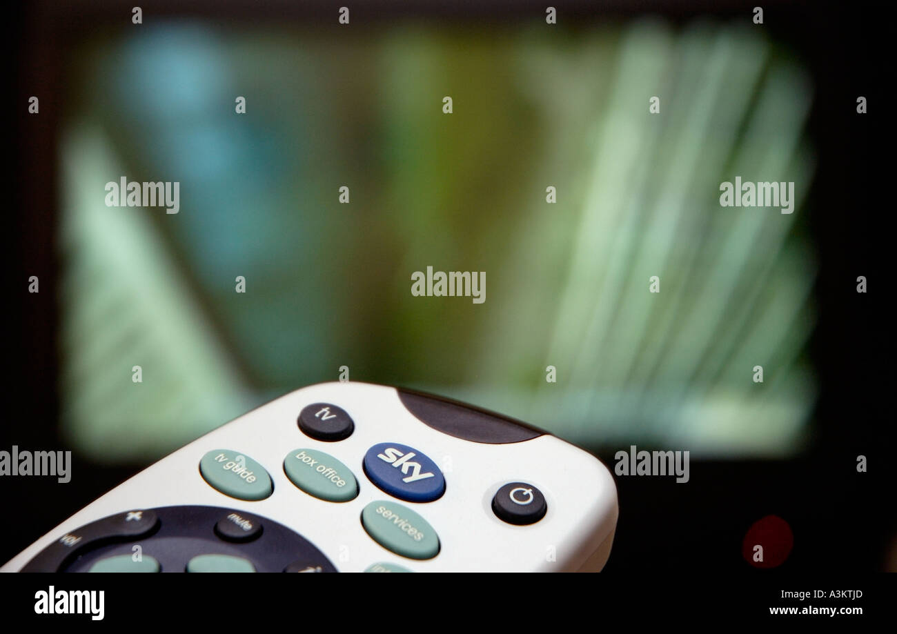 Sky tv remote control hi-res stock photography and images - Alamy