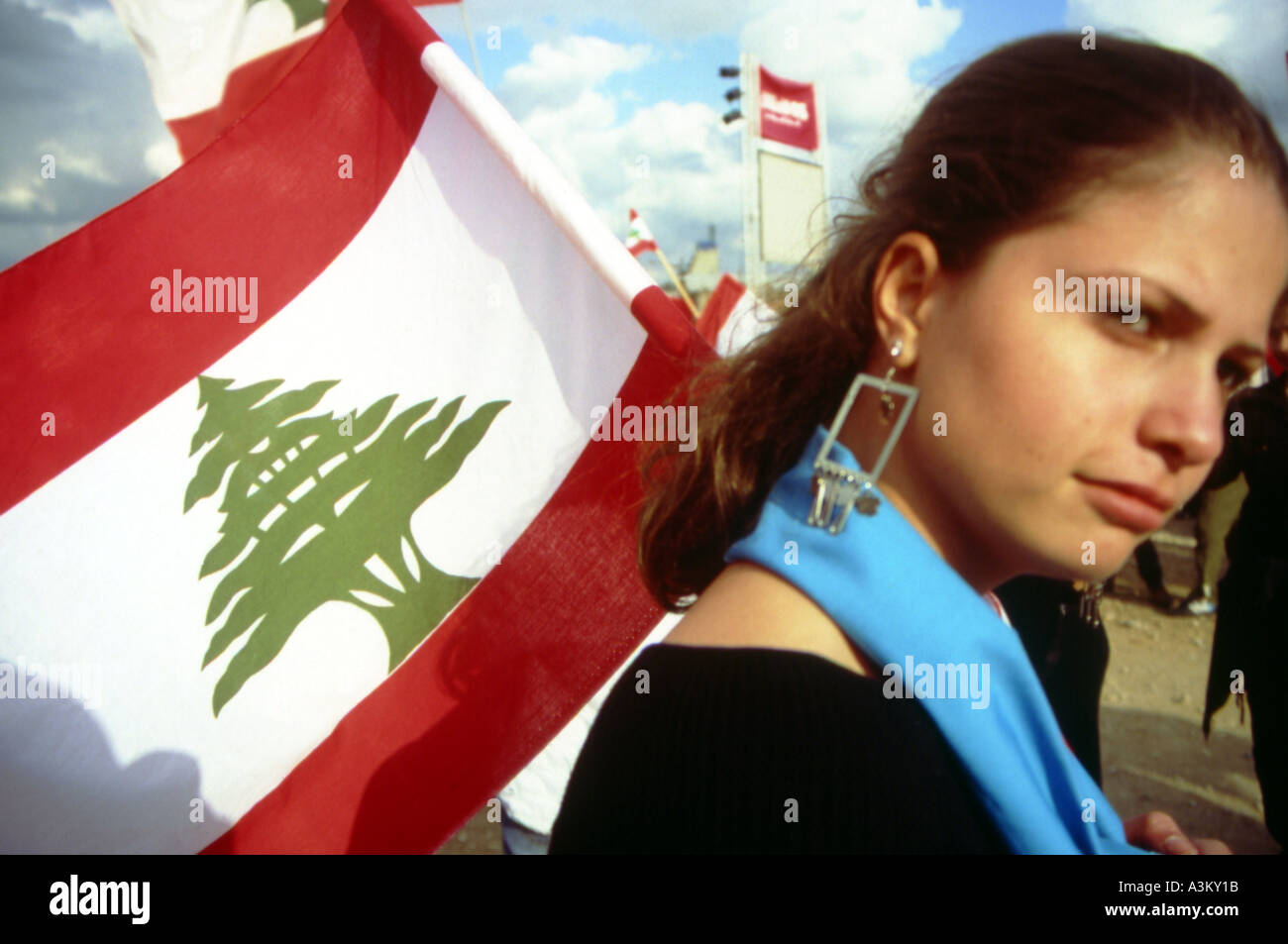 support for an object beirut lebanon Stock Photo - Alamy