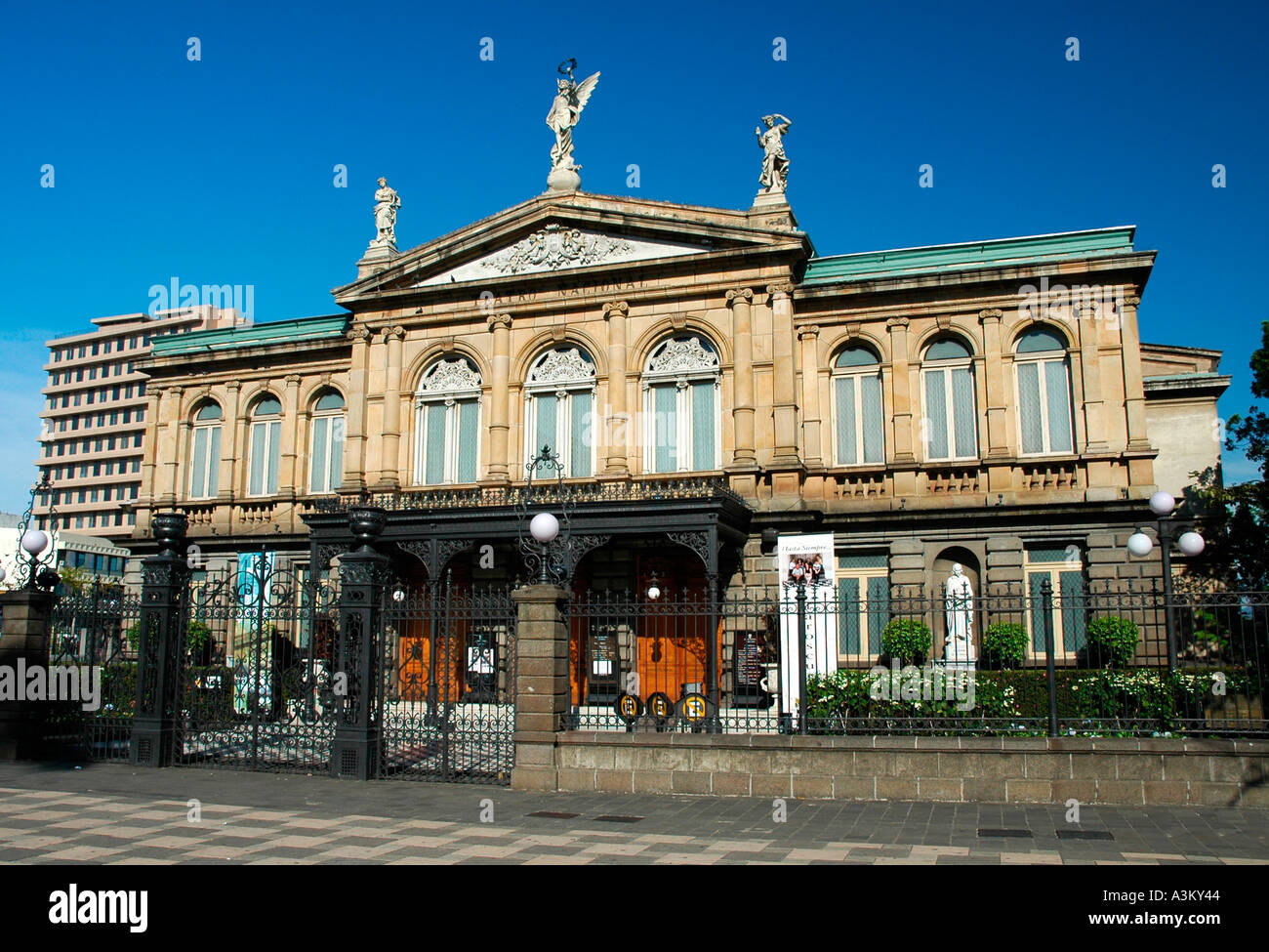 National Theatre on Culture Square in San Jose Costa Rica Central ...