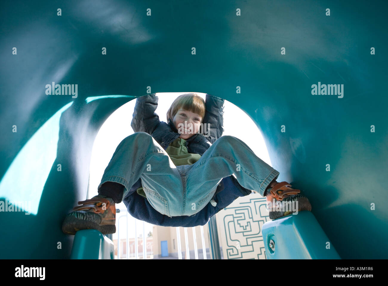 Child slide tunnel hi-res stock photography and images - Alamy