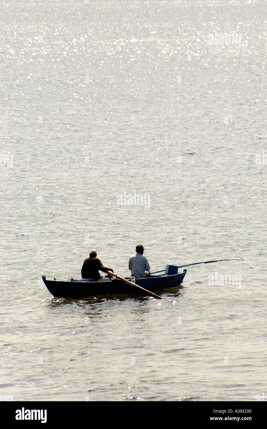 Two men in rowing boat hi-res stock photography and images - Alamy