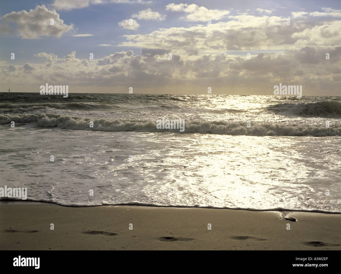 Wave North Sea Belgium Stock Photo - Alamy