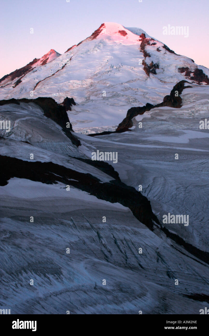 Early light on Mt Baker from Ptarmigan Ridge Mount Baker Wilderness ...