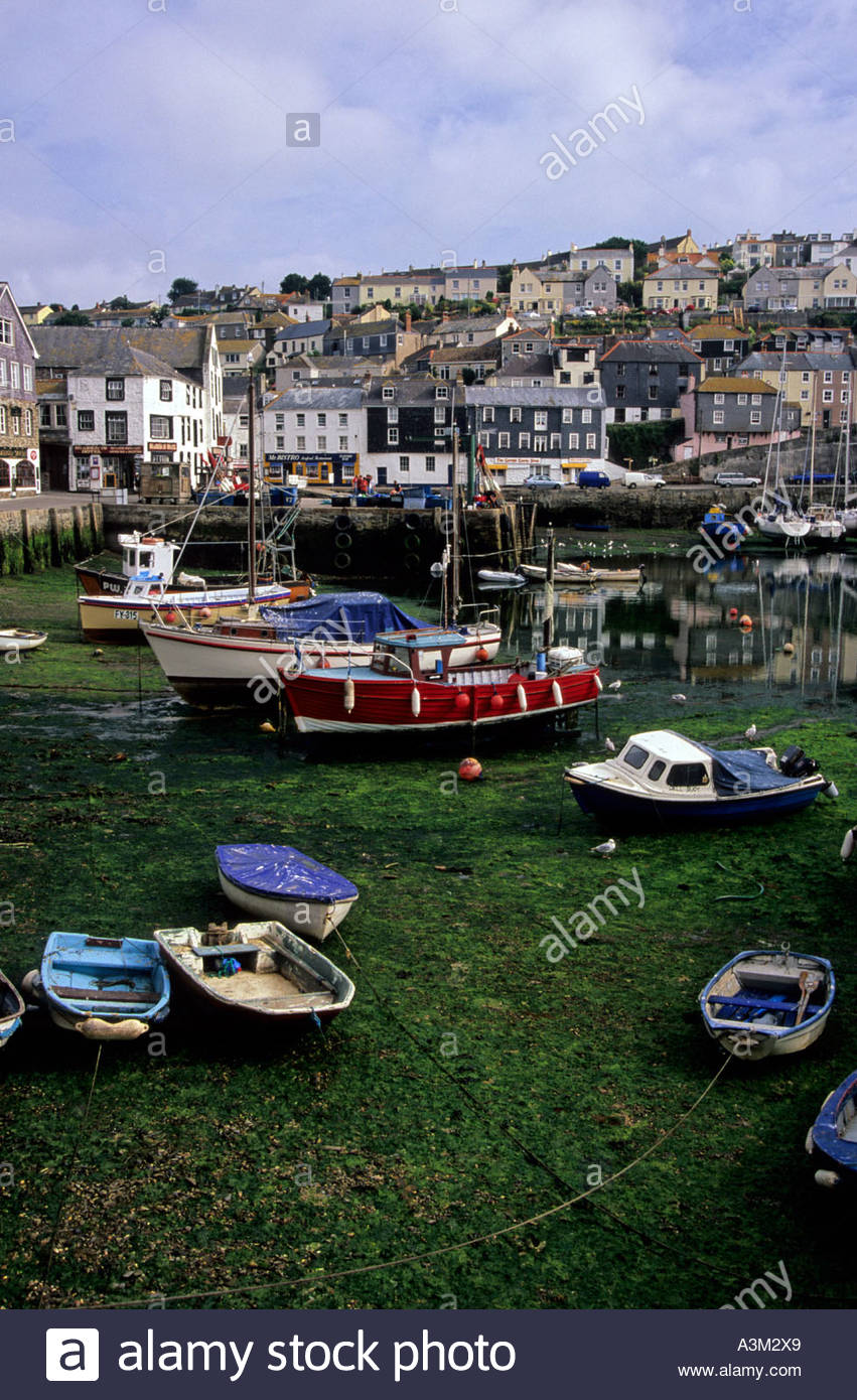 Mevagissey Fish Market Cornwall Stock Photos & Mevagissey Fish Market ...