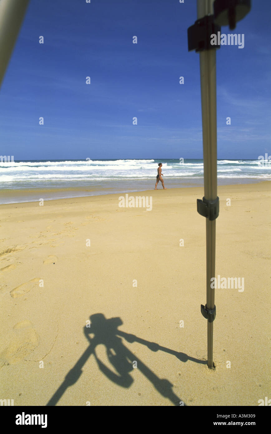 Beach and tripod for a camera Phuket Thailand Stock Photo - Alamy