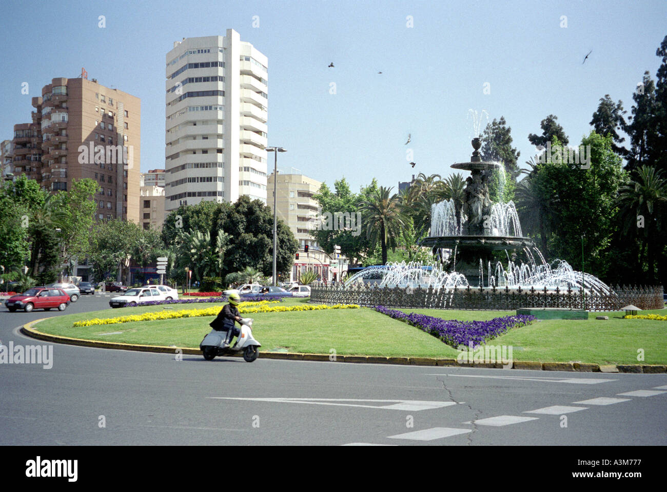 Malaga spain traffic roundabout hi-res stock photography and images - Alamy