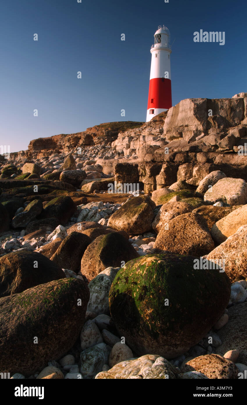 Portland Bill lighthouse Dorset UK Stock Photo - Alamy
