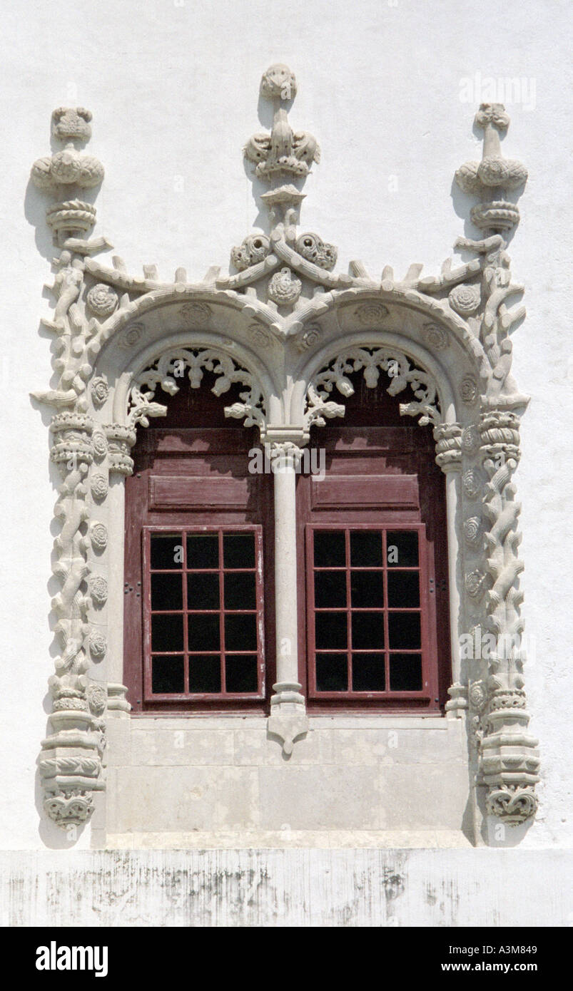 Sintra portugal ornate window hi-res stock photography and images - Alamy
