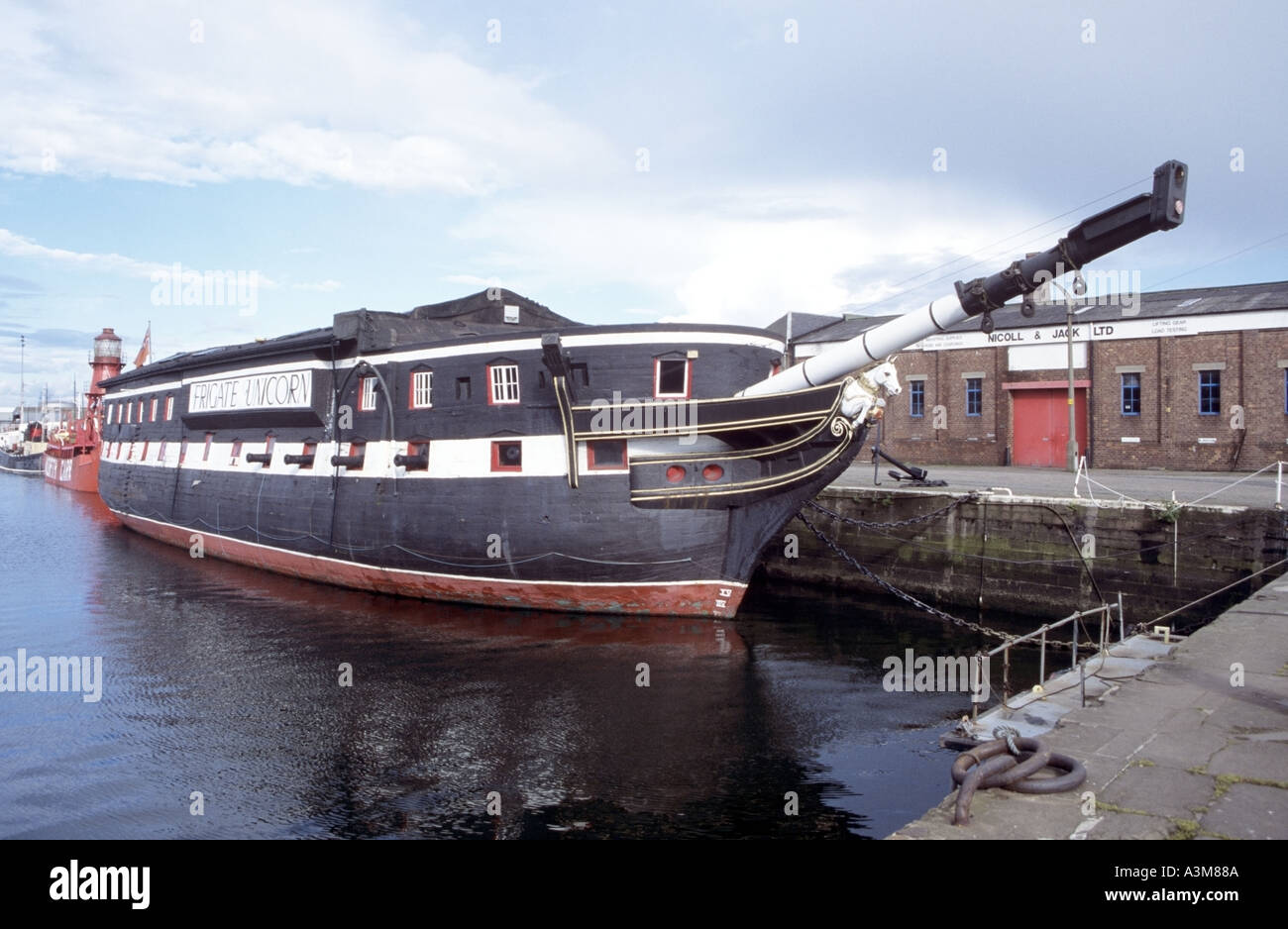 Dundee the frigate Unicorn oldest British built warship still afloat ...