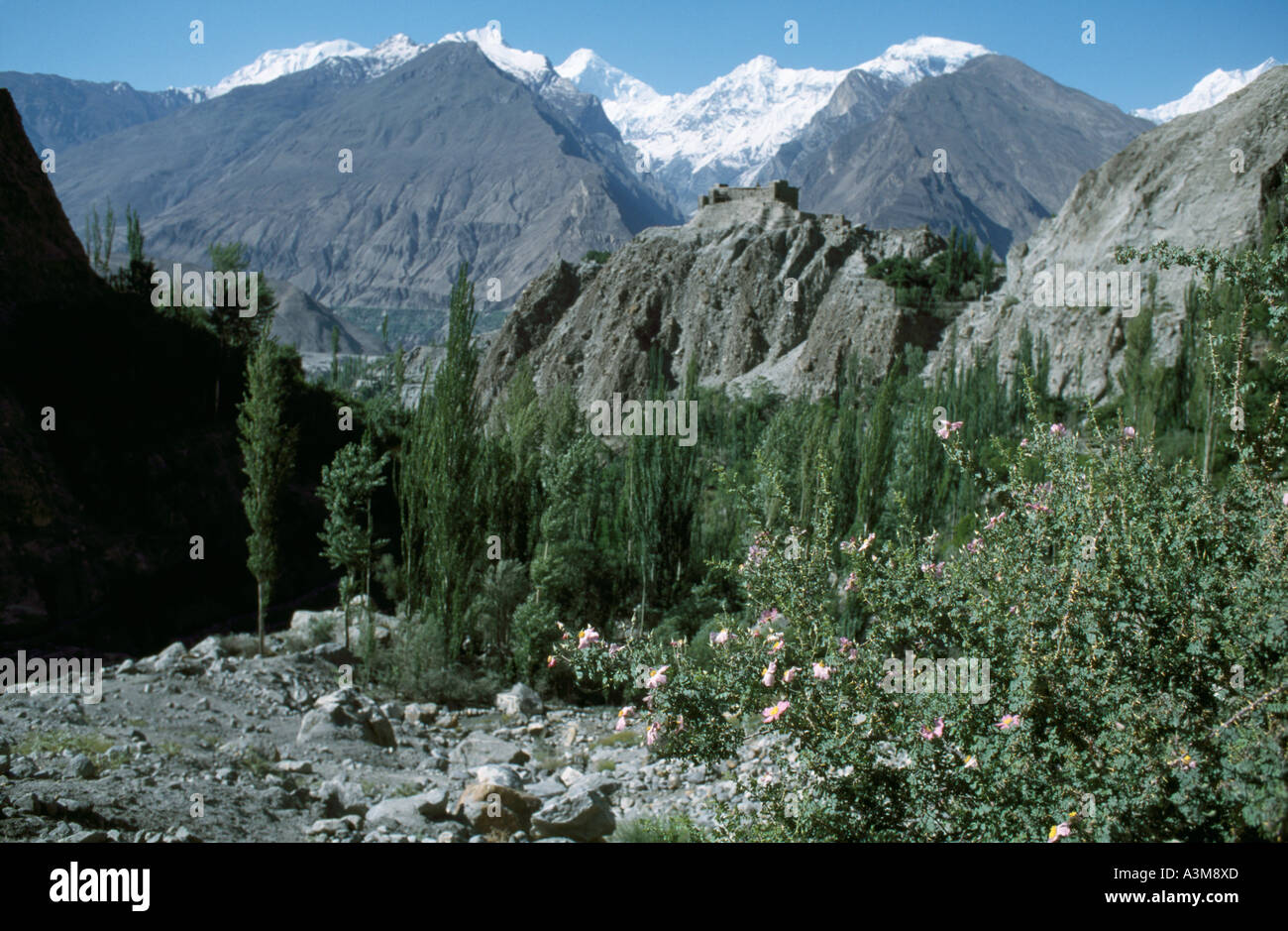 Baltit Fort in Karimabad, Hunza district, Pakistan. Built in the 13th ...