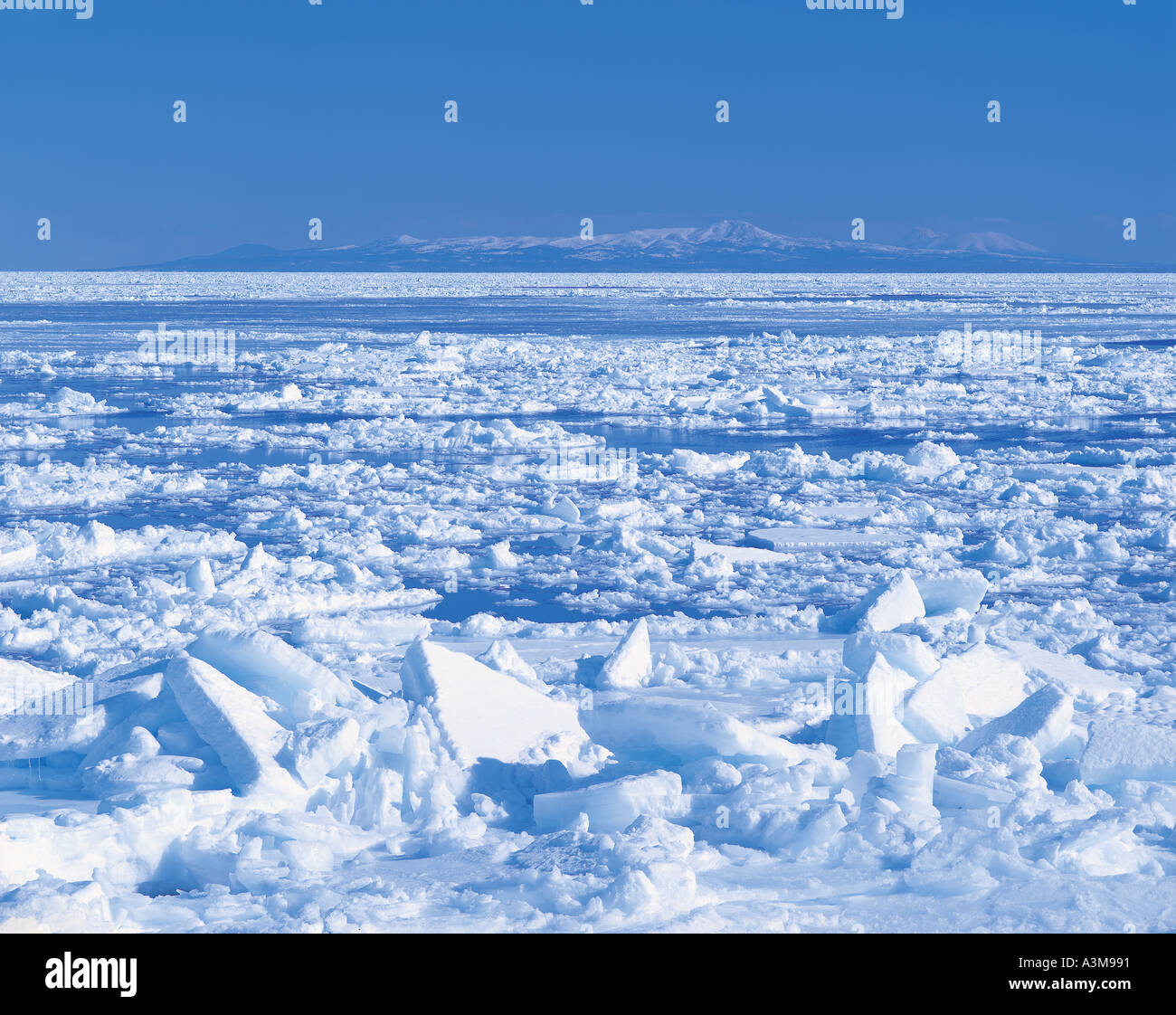 Nature Snow And Ice Landscape Stock Photo - Alamy