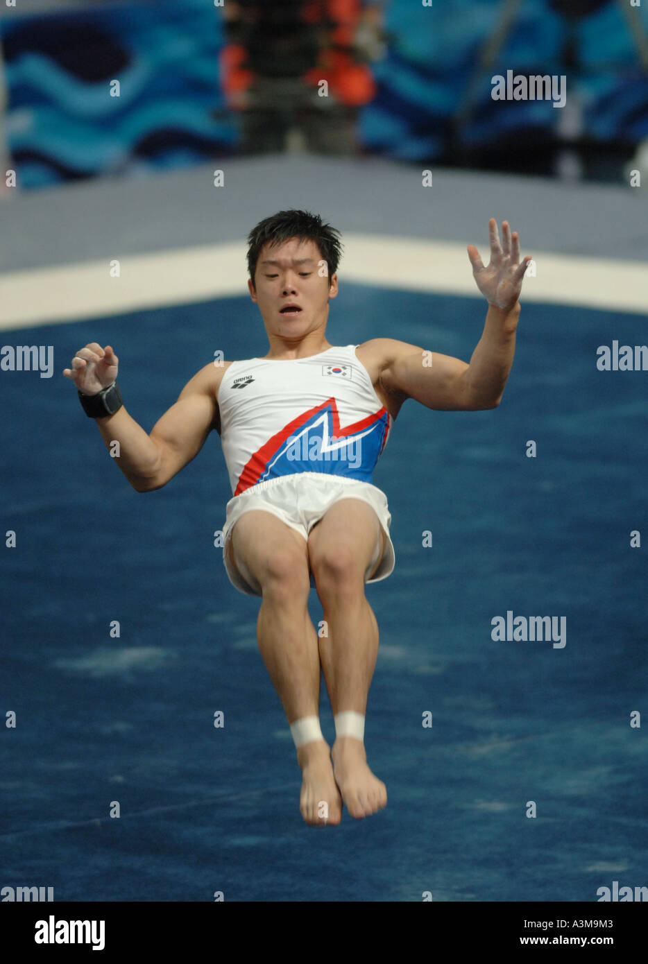 competition athlete on floor exercises Stock Photo - Alamy