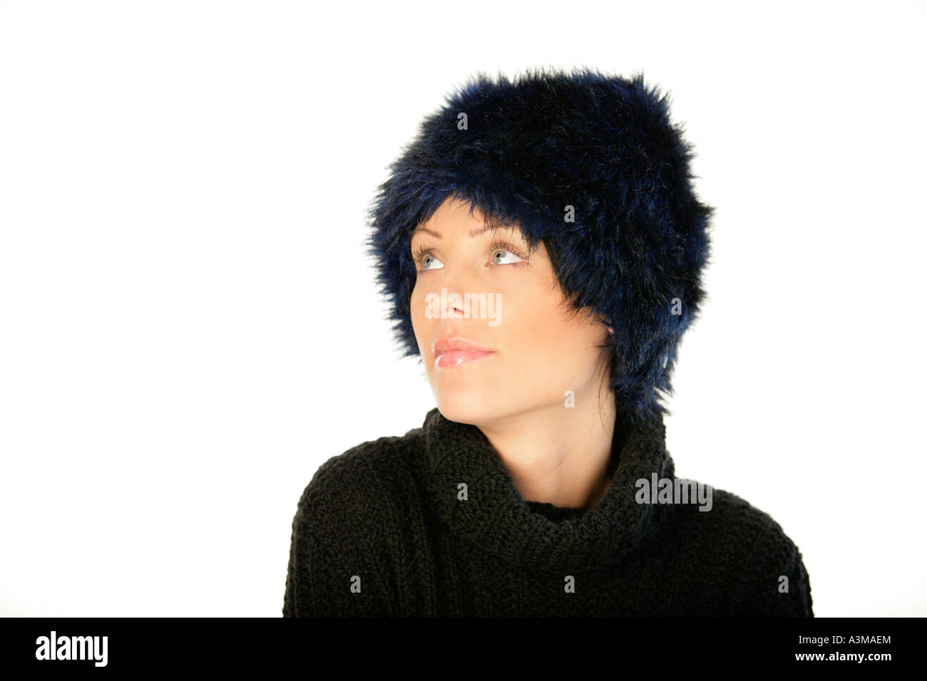 Woman serenity sweater turtleneck hi-res stock photography and images ...