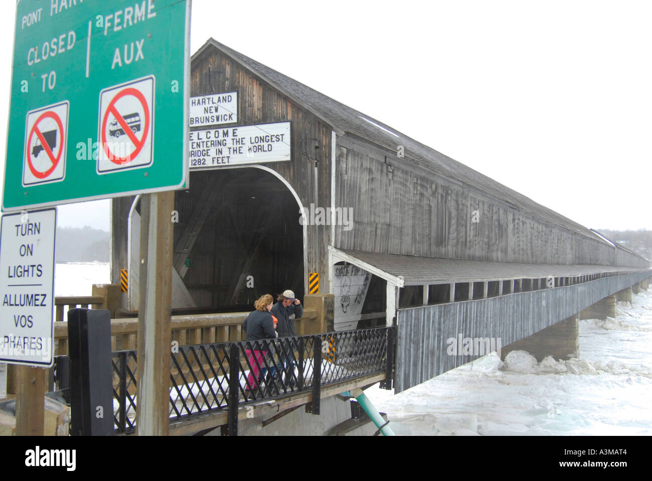 Hartland covered bridge hi-res stock photography and images - Alamy