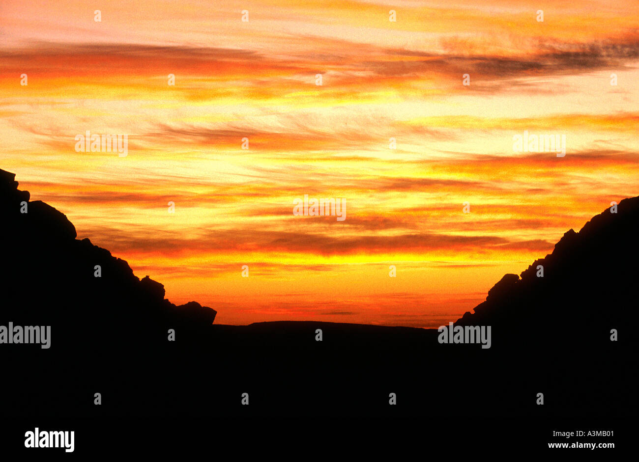 Sahara Desert sunset Egypt Stock Photo - Alamy