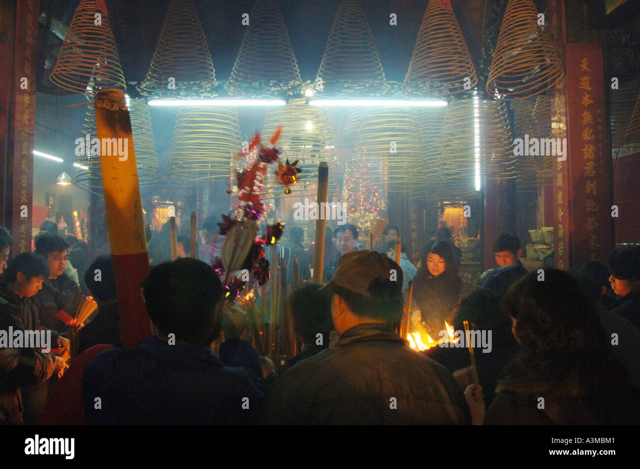 A-Ma temple, Macau, celebrations on Chinese Lunar new Year Stock Photo ...