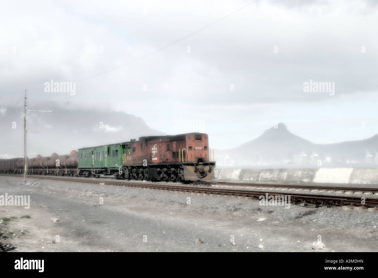 a train in cape town Stock Photo - Alamy