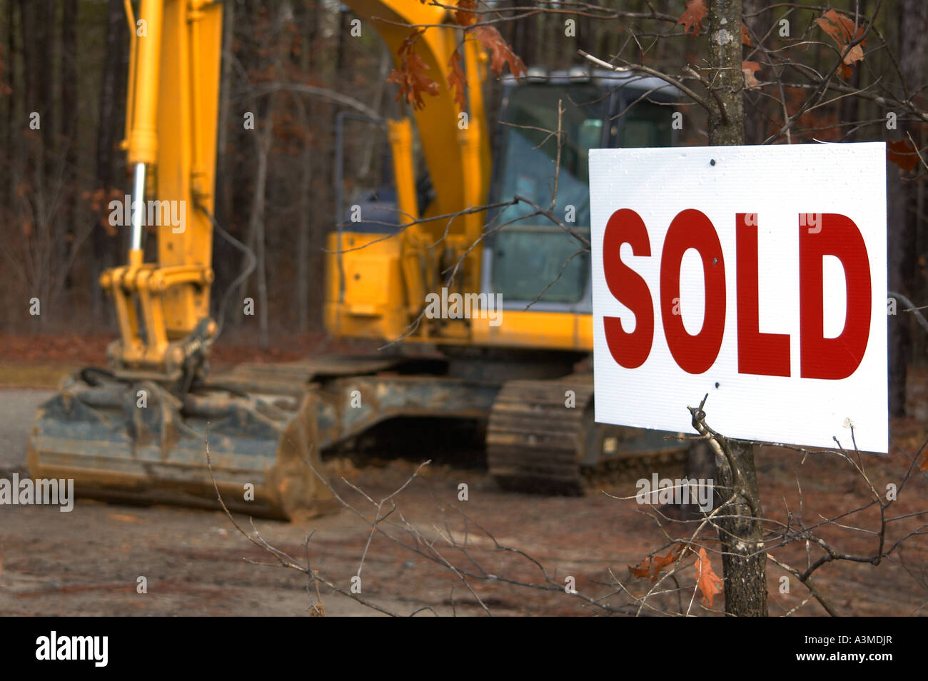 SOLD sign post business real estate commercial residential poster ...