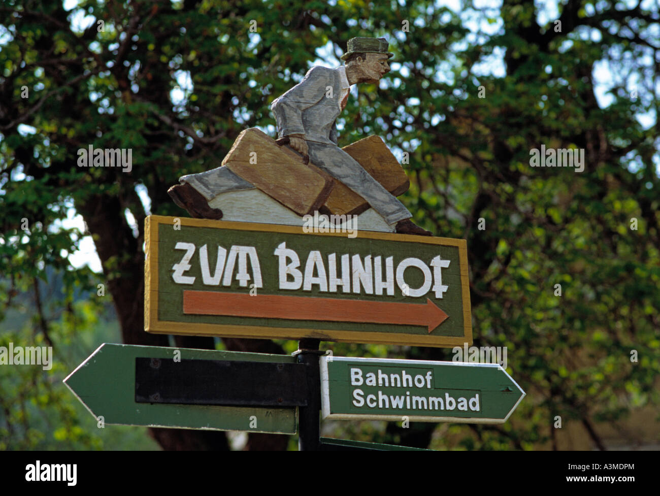 German railroad sign hi-res stock photography and images - Alamy