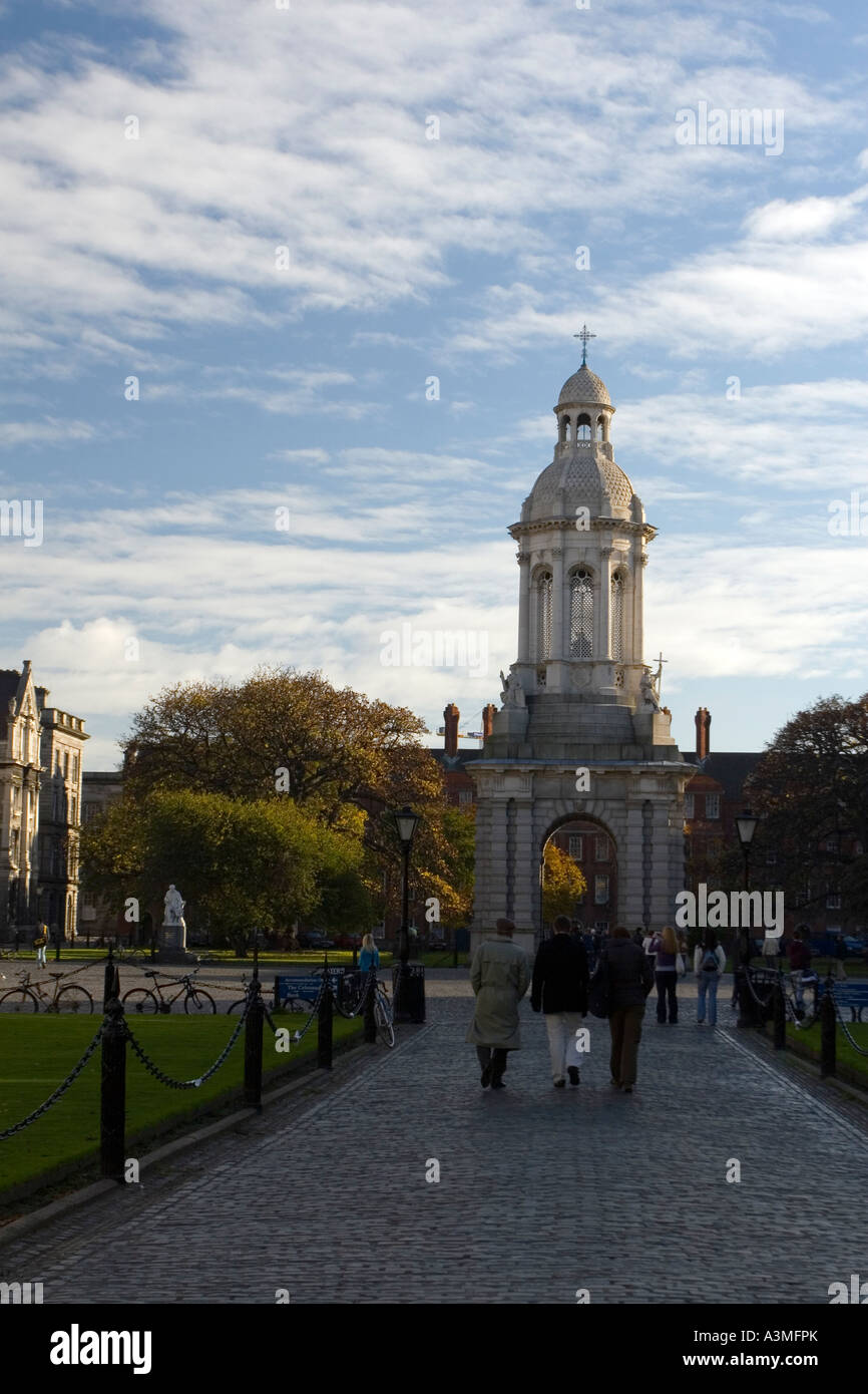 The Trinity College in Dublin Ireland Stock Photo - Alamy