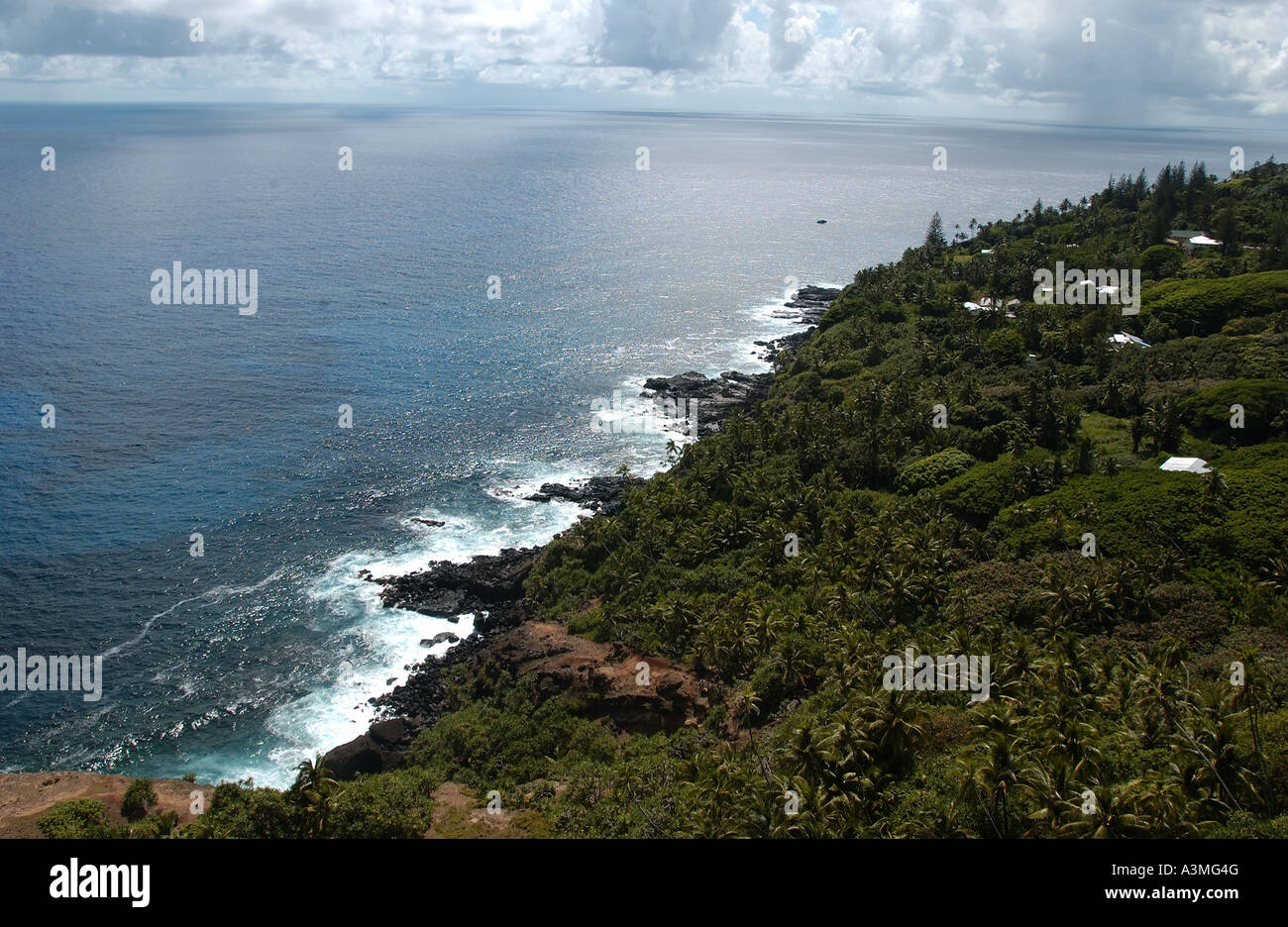 John Adams Cave lookout over the Island Stock Photo - Alamy