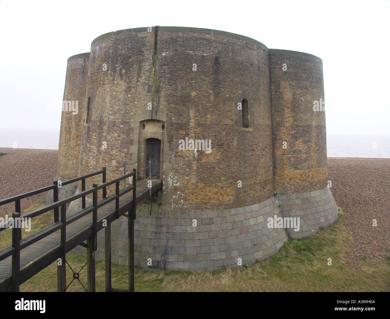 Martello tower Slaughden Aldeburgh Suffolk England Stock Photo - Alamy