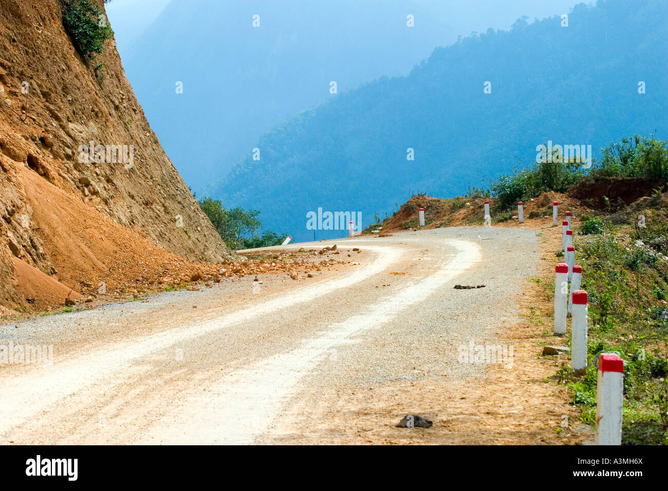 Street in Sapa area Stock Photo - Alamy