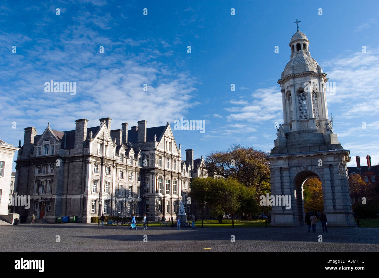 The Trinity College in Dublin Ireland Stock Photo - Alamy