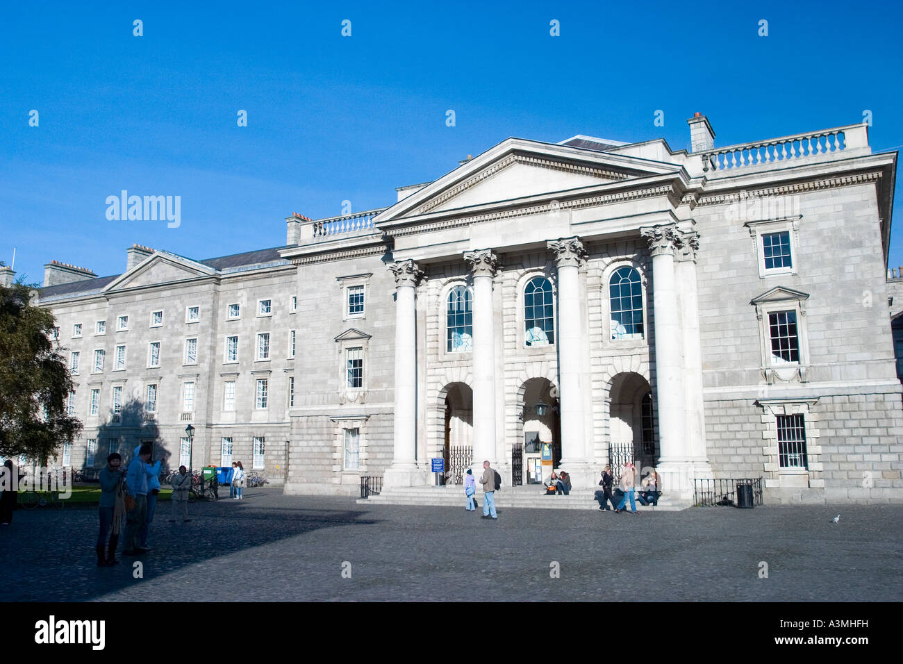 The Trinity College in Dublin Ireland Stock Photo - Alamy