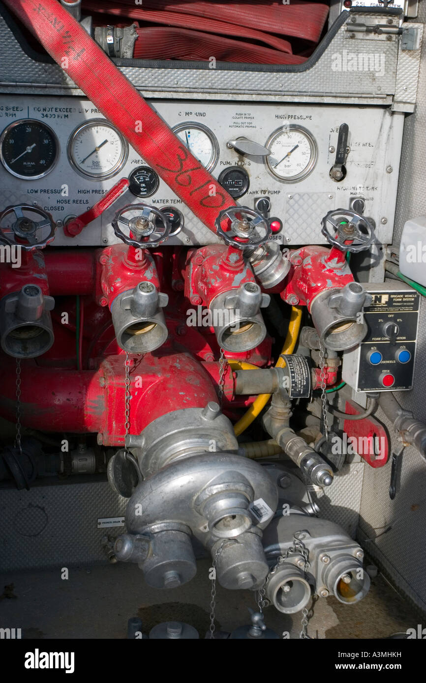 Fire engine in Dublin Stock Photo - Alamy